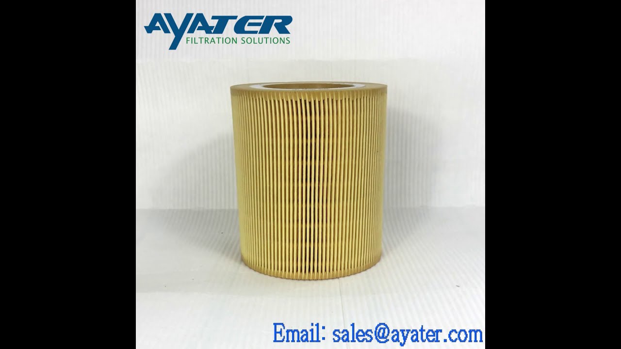 Atlas Copco Air Filter Element Replacement - YouTube