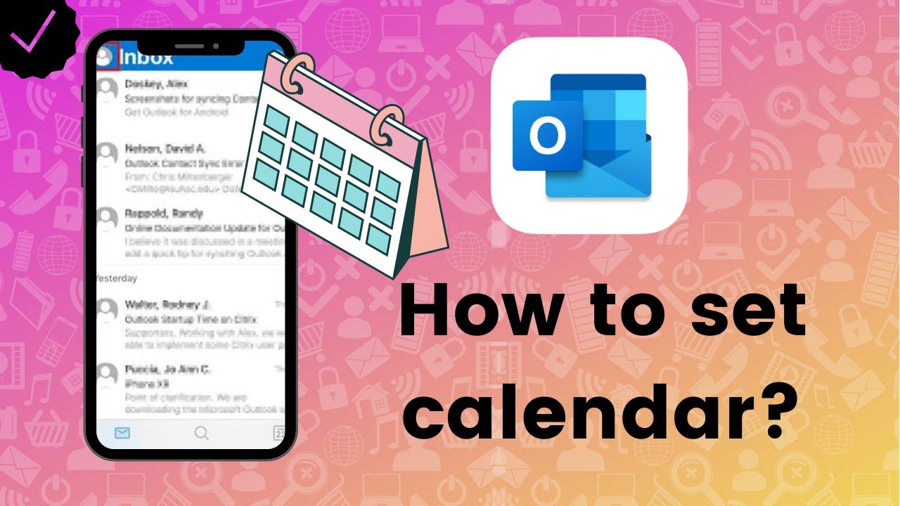 How to set calendar settings on Microsoft Outlook? - YouTube