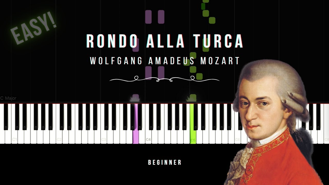 Rondo alla Turca | Mozart | BEGINNER Piano Tutorial - YouTube