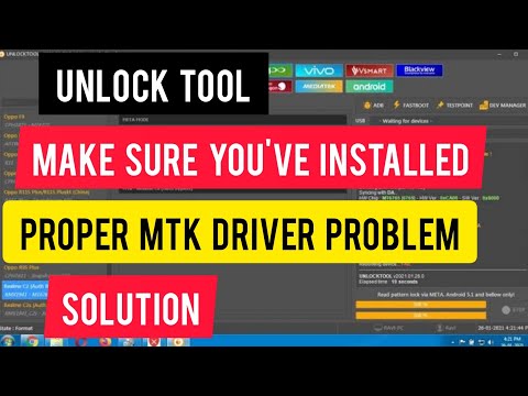 unlock tool install proper mtk driver problem fix 💯