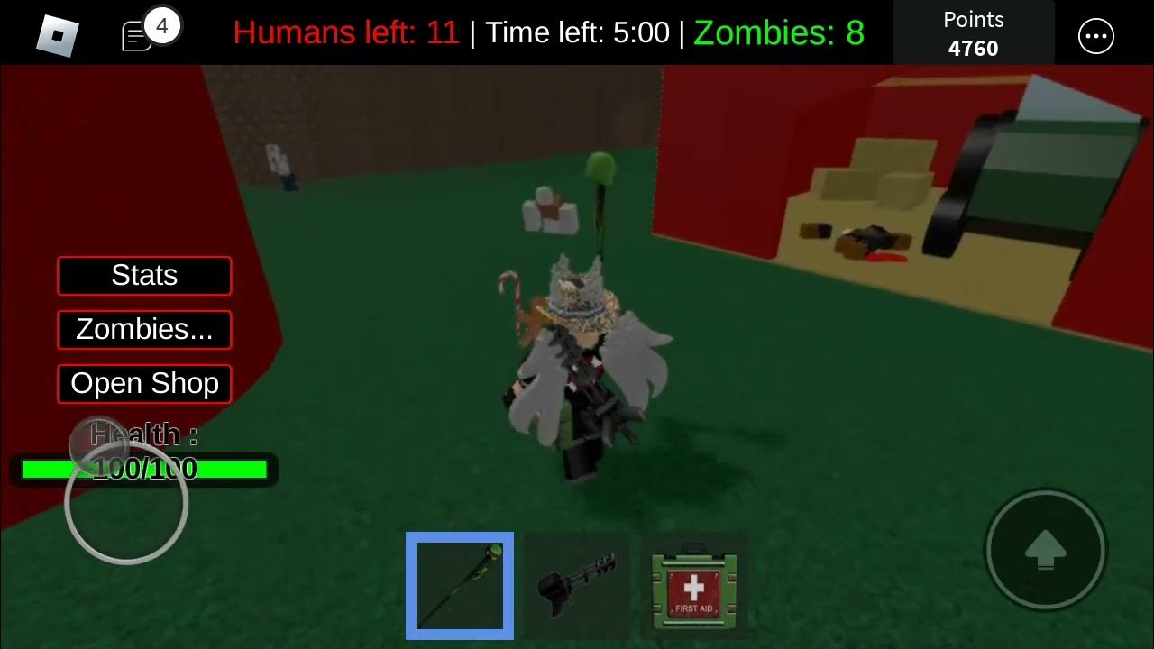 humans vs zombies (roblox) - YouTube