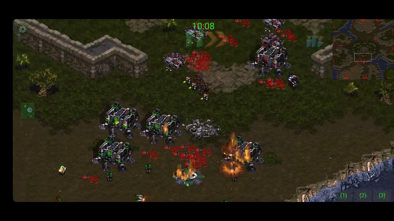 스타크래프트(모바일) 12시(han) vs 6시(lee) 2024.09.20(3) - YouTube