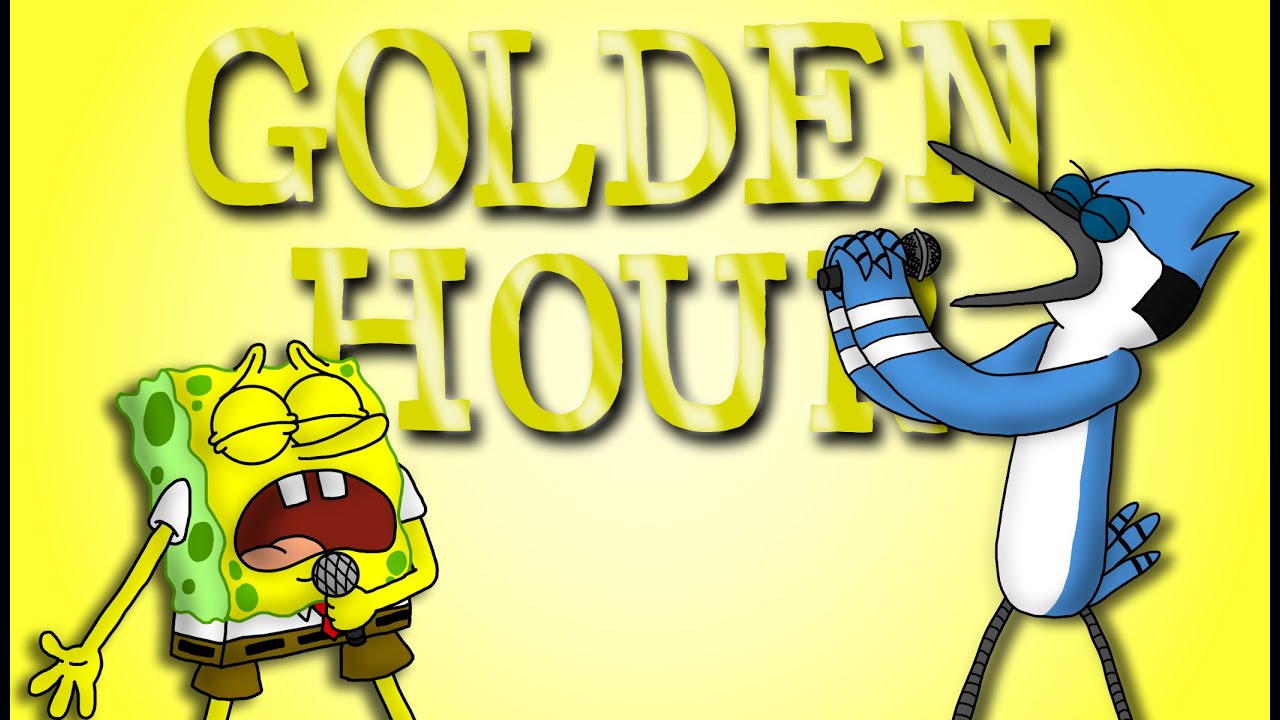 SpongeBob and Mordecai sings Golden Hour (Animated) - YouTube