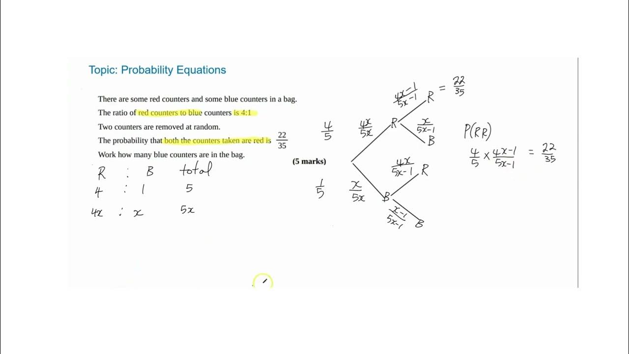 Mastering Probability Equations at the GCSE Level - YouTube
