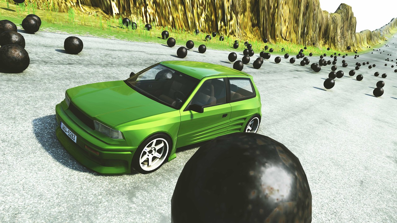 Cars vs Bowling Balls Tsunami #1 The Ultimate Challenge! - BeamNG DRIVE ...