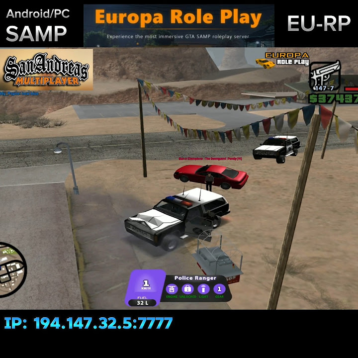 Police chase mod gta san Andreas Multiplayer Server high police chase Red coup #gta #shorts # ...