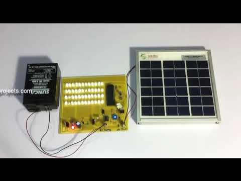 Solar Street Lights With Auto Intensity Controller - YouTube