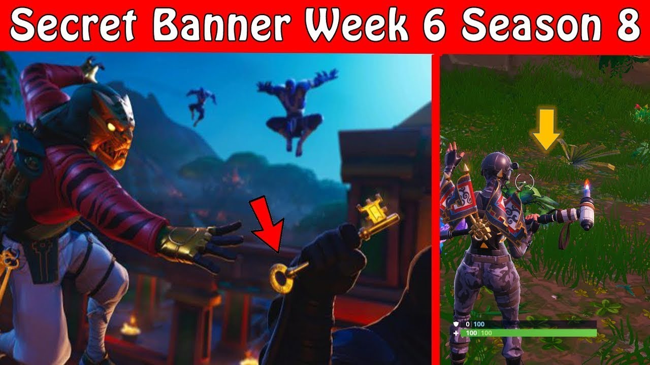 WEEK 6 SECRET BANNER SEASON 8 LOCATION GUIDE! - Fortnite Find the ...
