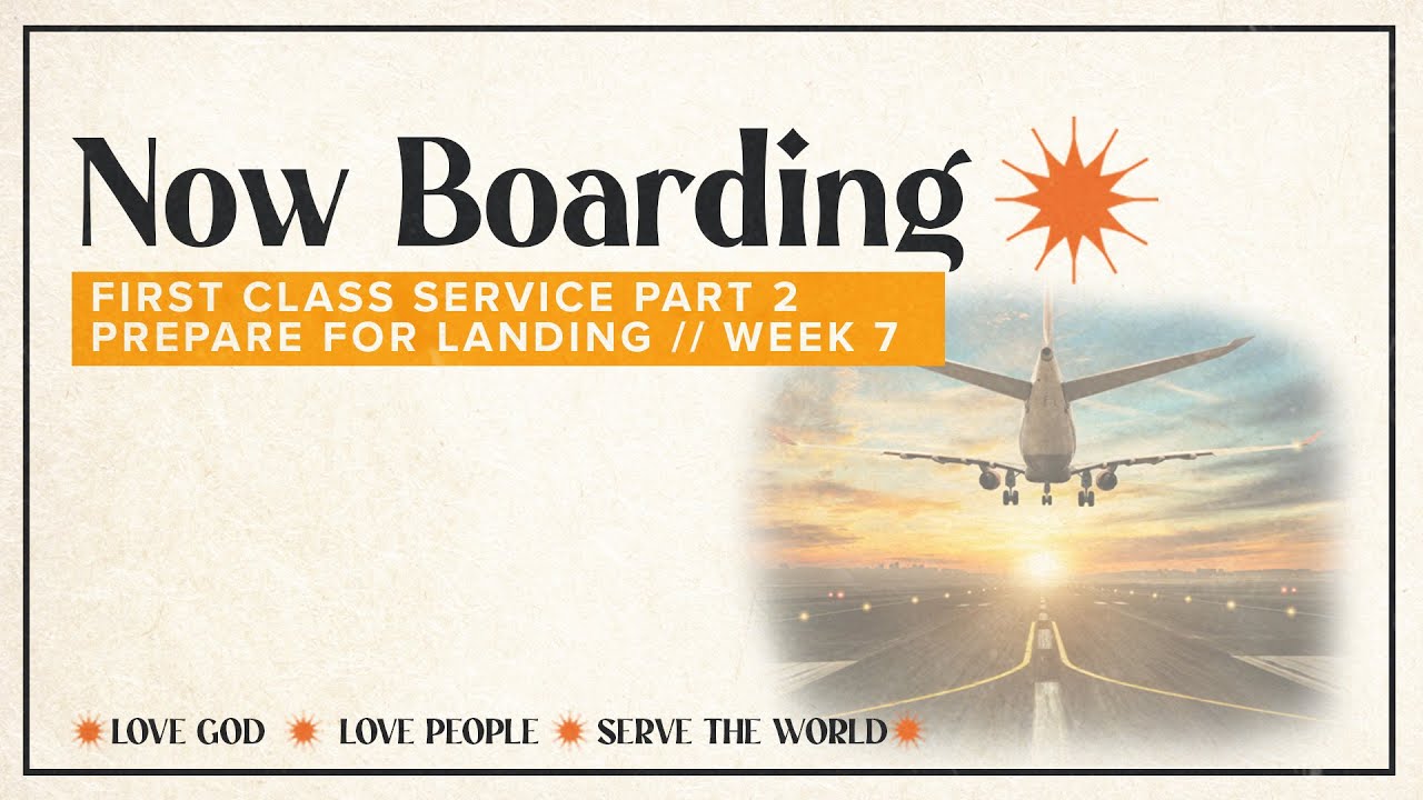 Now Boarding: First Class Service Part 2 | Pastor Peter Degon ...