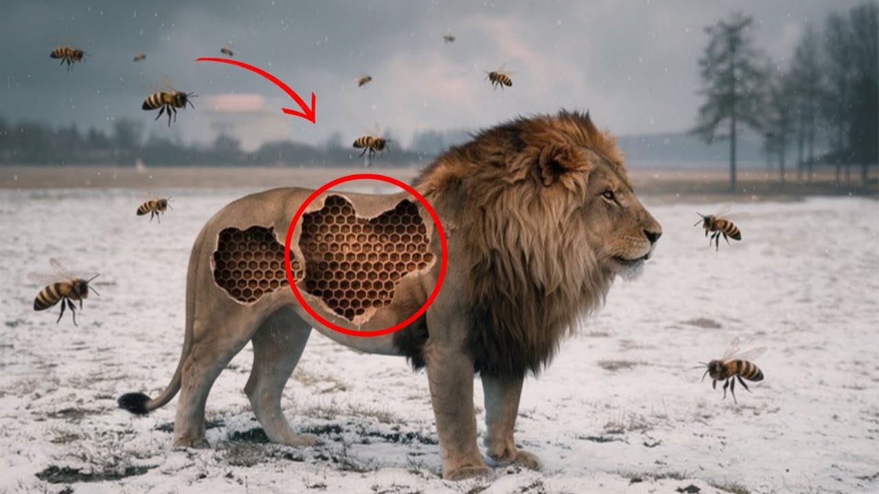 "Unbelievable! A White Lion’s Skin Turned Into a Living Hive" - YouTube