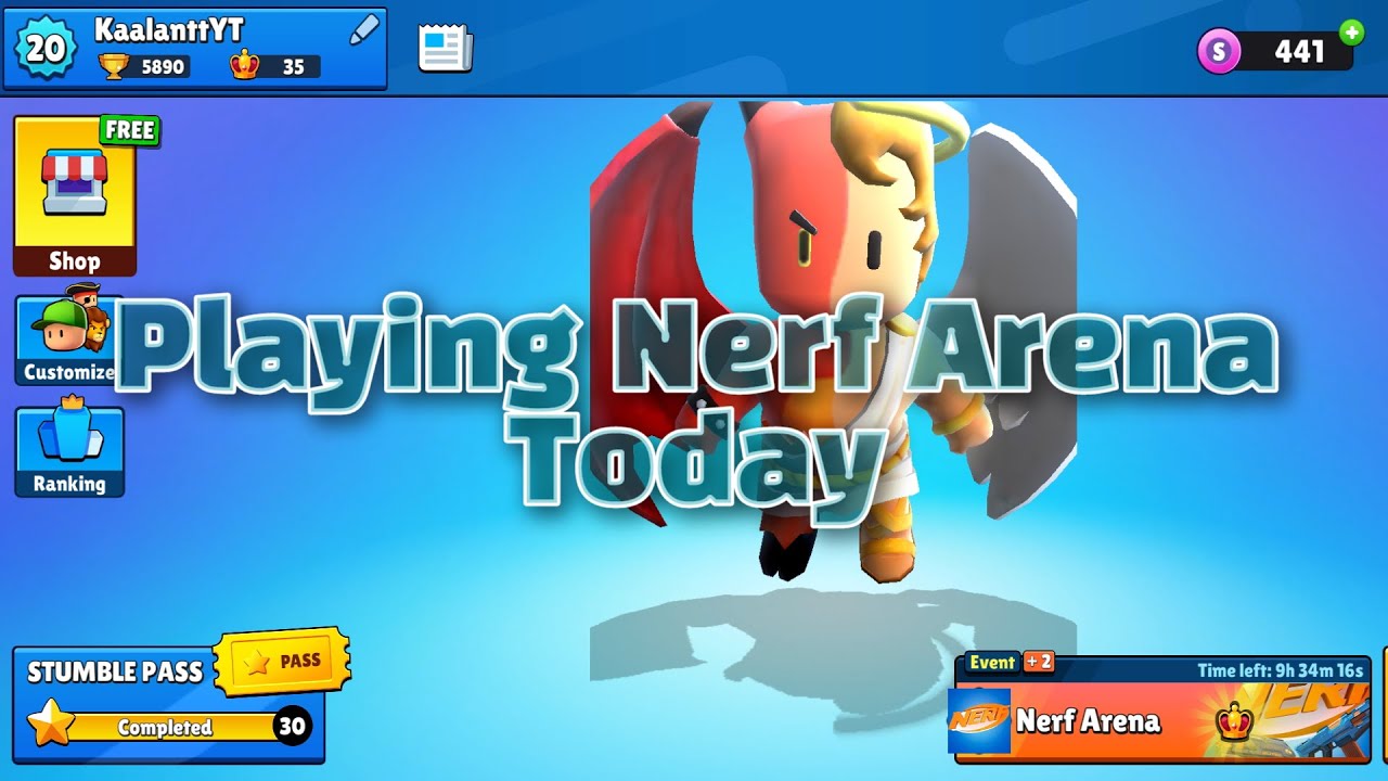 Stumble Guys Live Playing Nerf Arena Blaster Base Map Today | Stumble ...