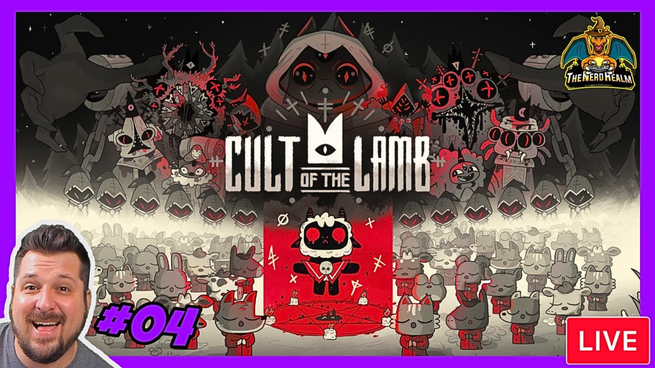 Cult of the Lamb #04 | Join my Cult! | 1st Time Playing | Nerd Realm ...