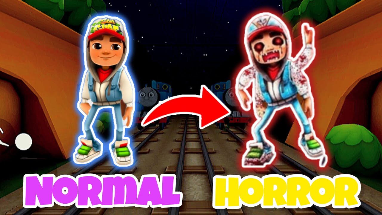 Subway Surfers Horror Version?!😱 / Subway Horror Gameplay (Bangla ...
