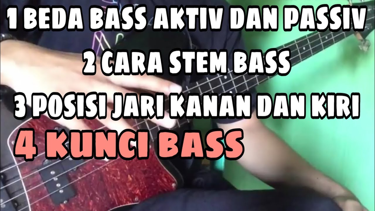 PAHAM SELURUH DASAR BASS DALAM 10 MENIT ||Belajar Bass - YouTube