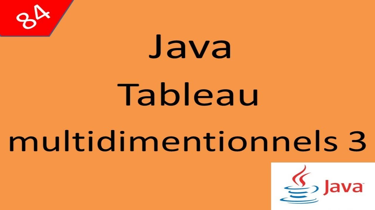 Java Cours درس جافا 84 Les tableaux multidimensionnels Pratique partie ...