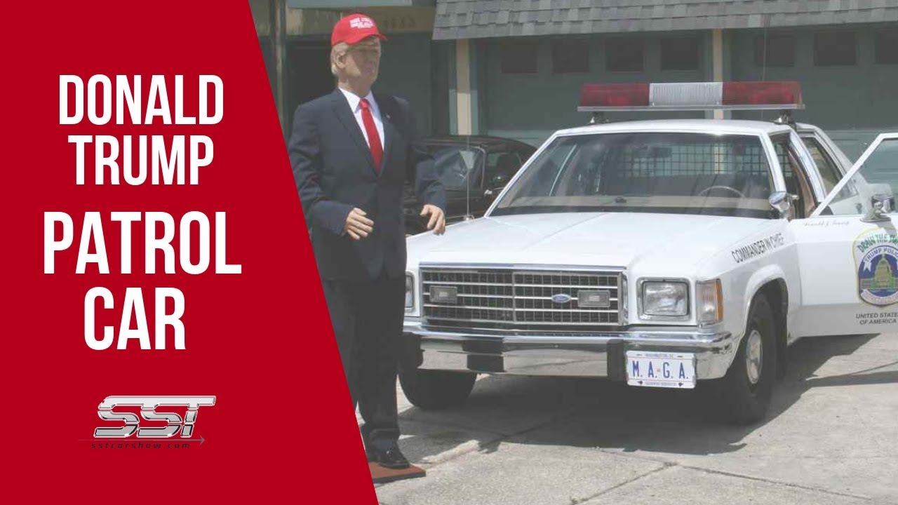 President Donald Trump Police Car - YouTube