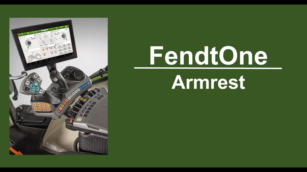 FendtOne Armrest - YouTube