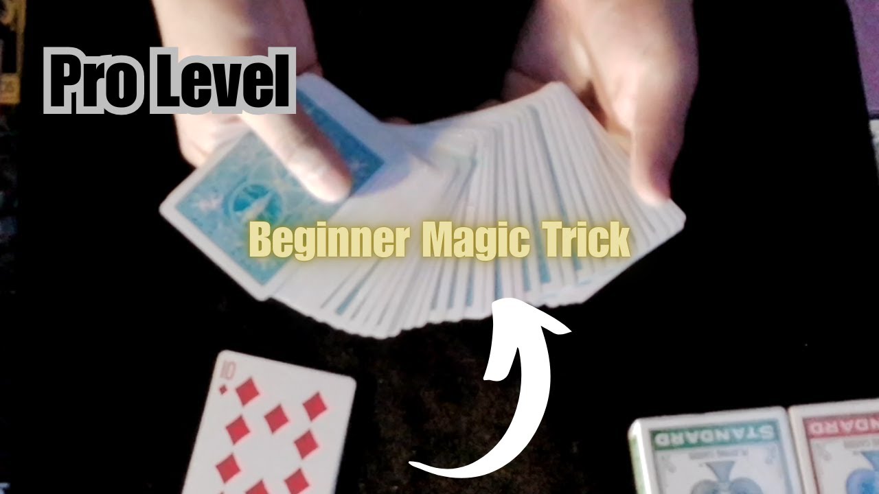 Learn a Really Easy Card Trick For Beginners: Impromptu (Magic Tutorial ...