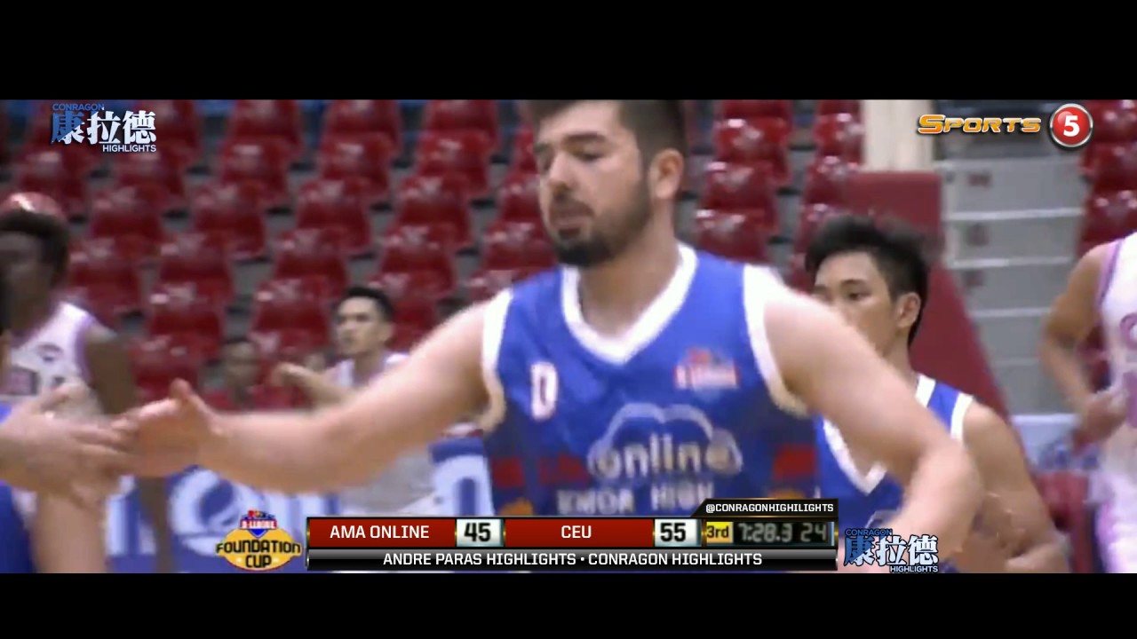 Andre Paras (2 Points,10 Rebounds,1 Block and 1 Assist vs CEU) (PBA D ...