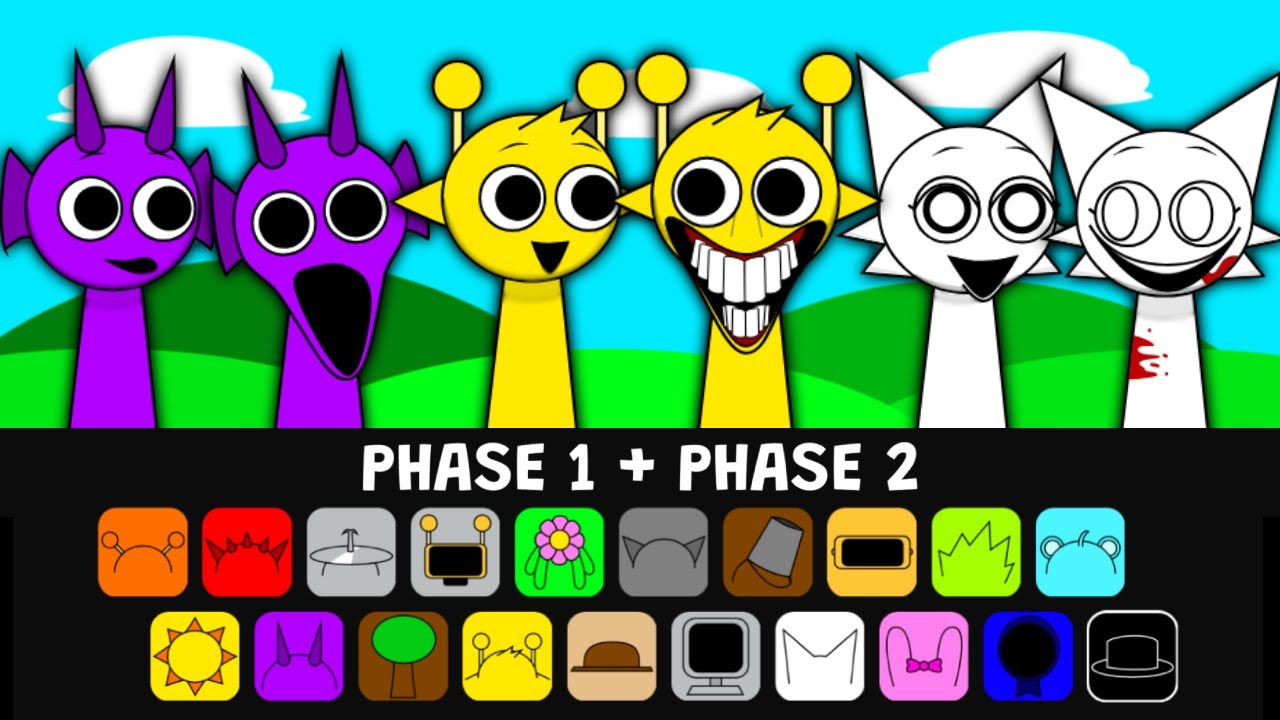 Sprunki But Phase 1 + Phase 2 | DAYLIGHT Version - YouTube