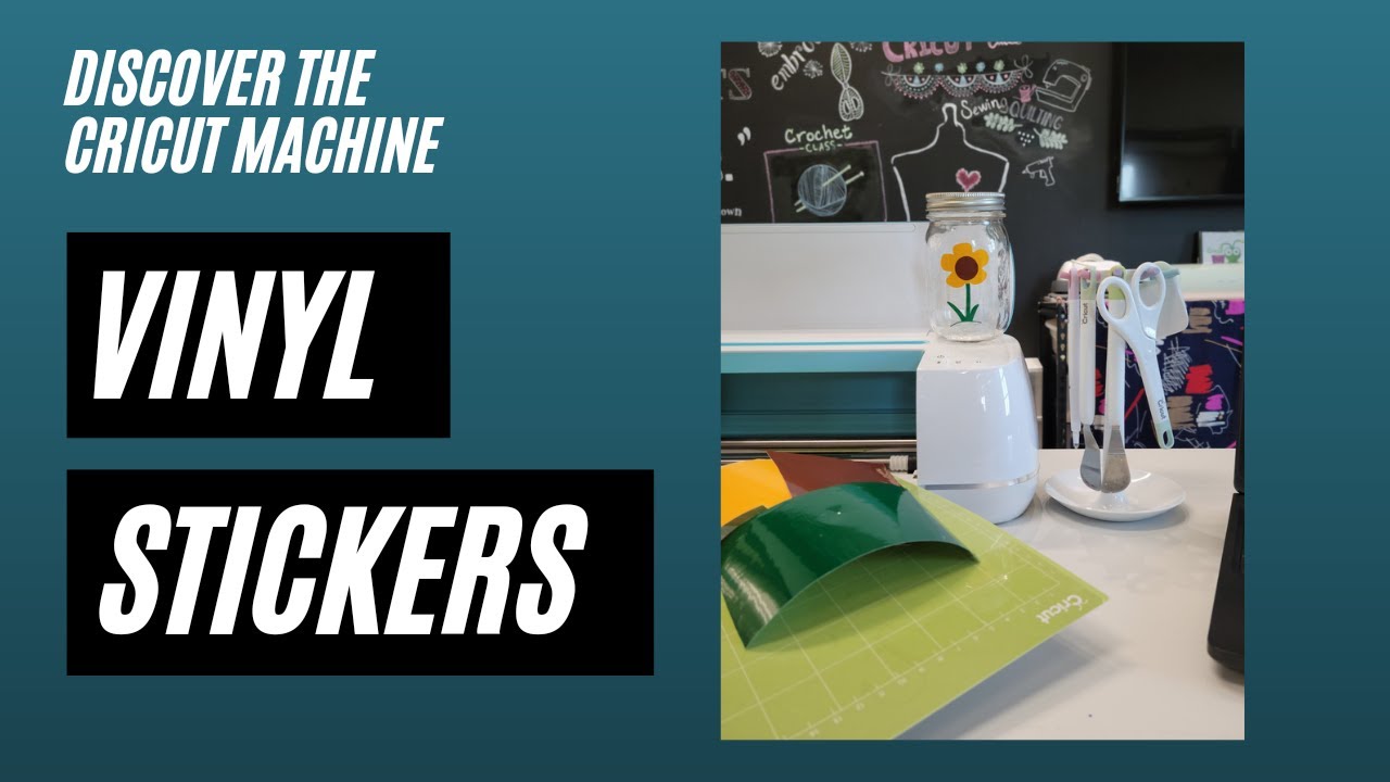 Discover the Cricut Machine - Making Vinyl Stickers - YouTube