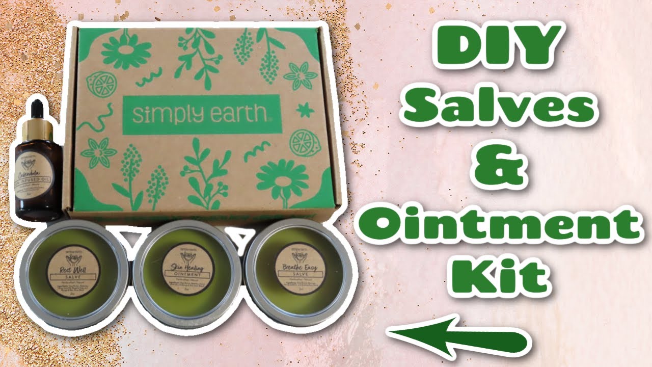 DIY Salves & Ointments Simply Earth Essential Oil Kit! - YouTube