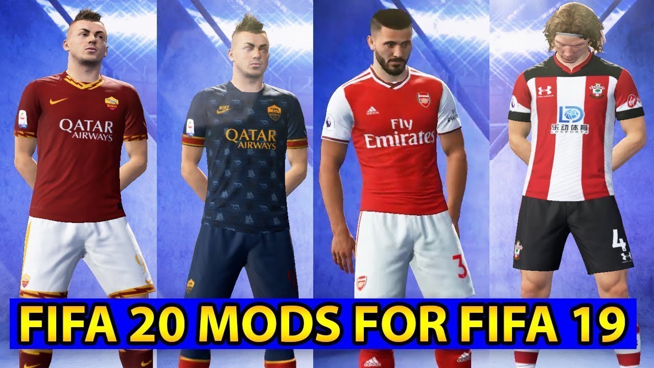 FIFA 20 GIGA MOD V2 PARA FIFA 19 (100% ATUALIZADO, ELENCOS, KITS, BOLAS ...