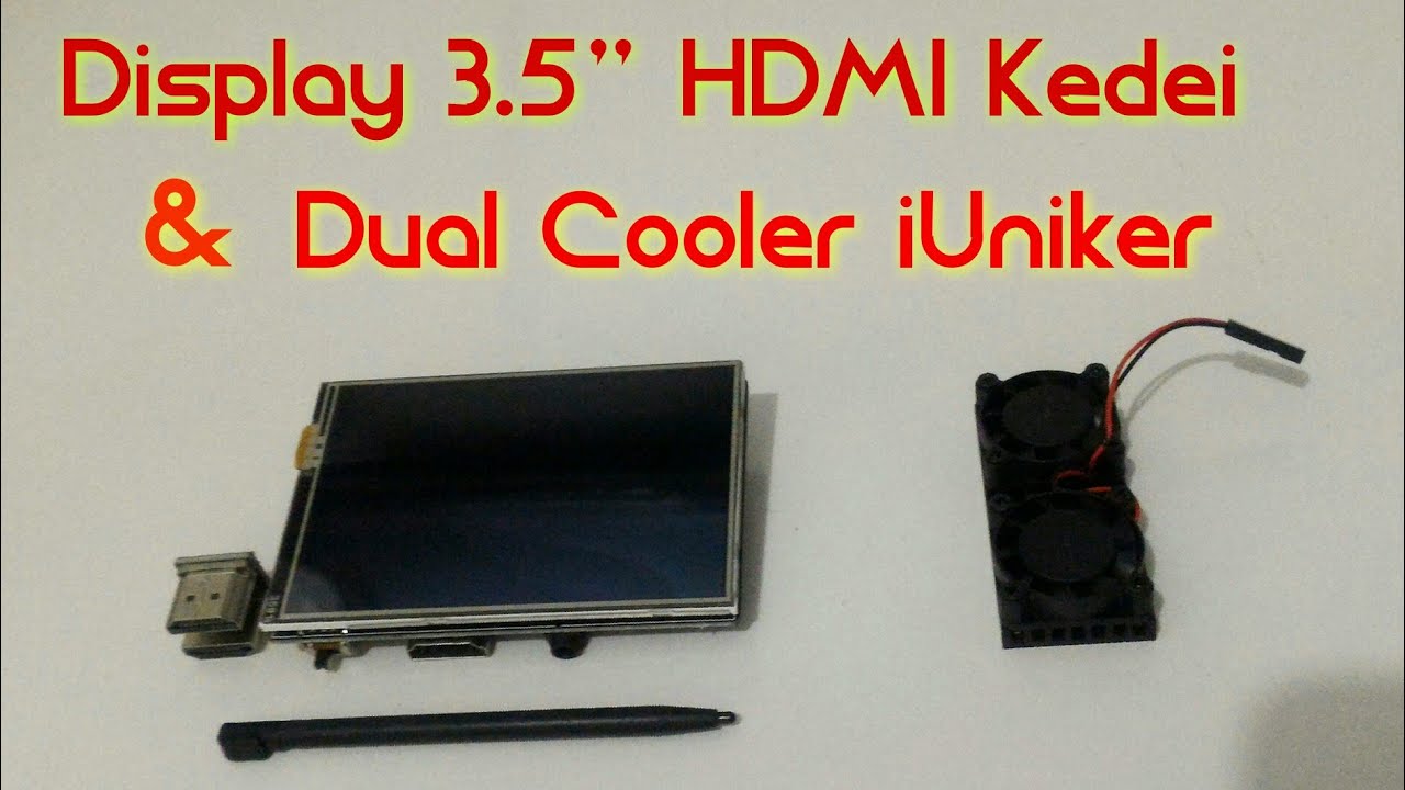 Display 3.5" HDMI Kedei e Dual Cooler iUniker (Review e demonstração ...