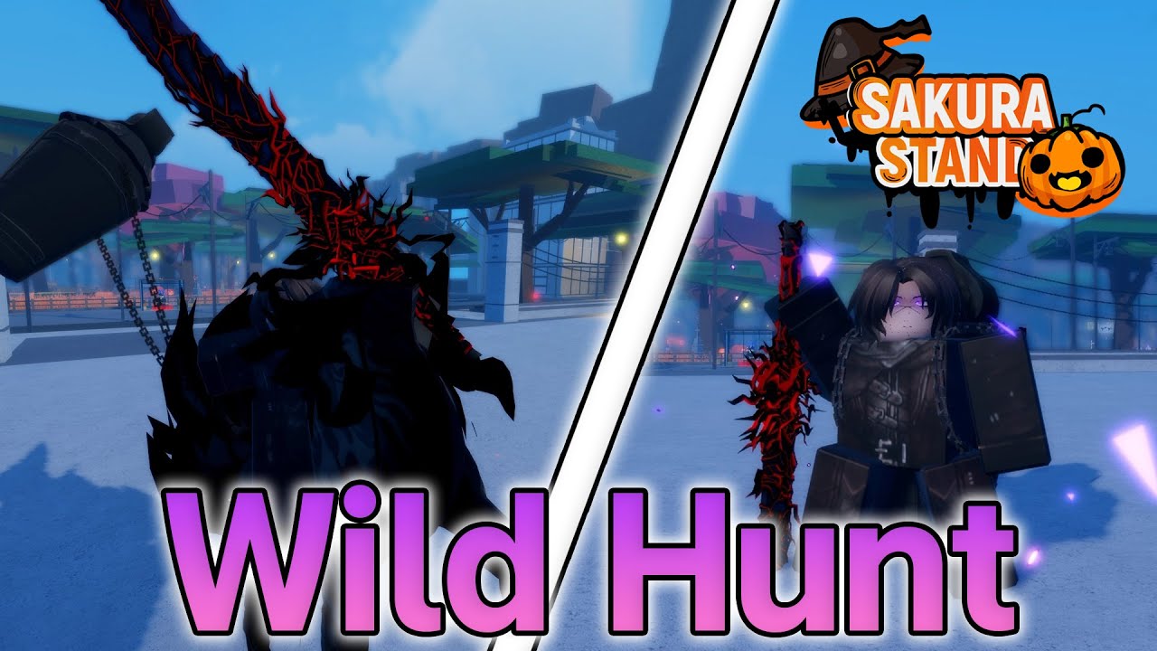 Roblox Sakura Stand🌸 - รีวิวตัวละครใหม่!! ไวลด์ ฮันท์ (ShowCase Wild ...