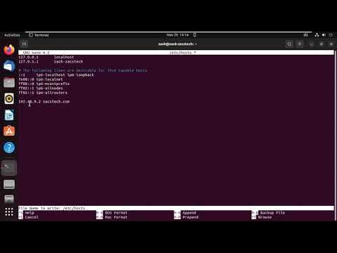 How to edit Host file in Ubuntu | Linux - YouTube