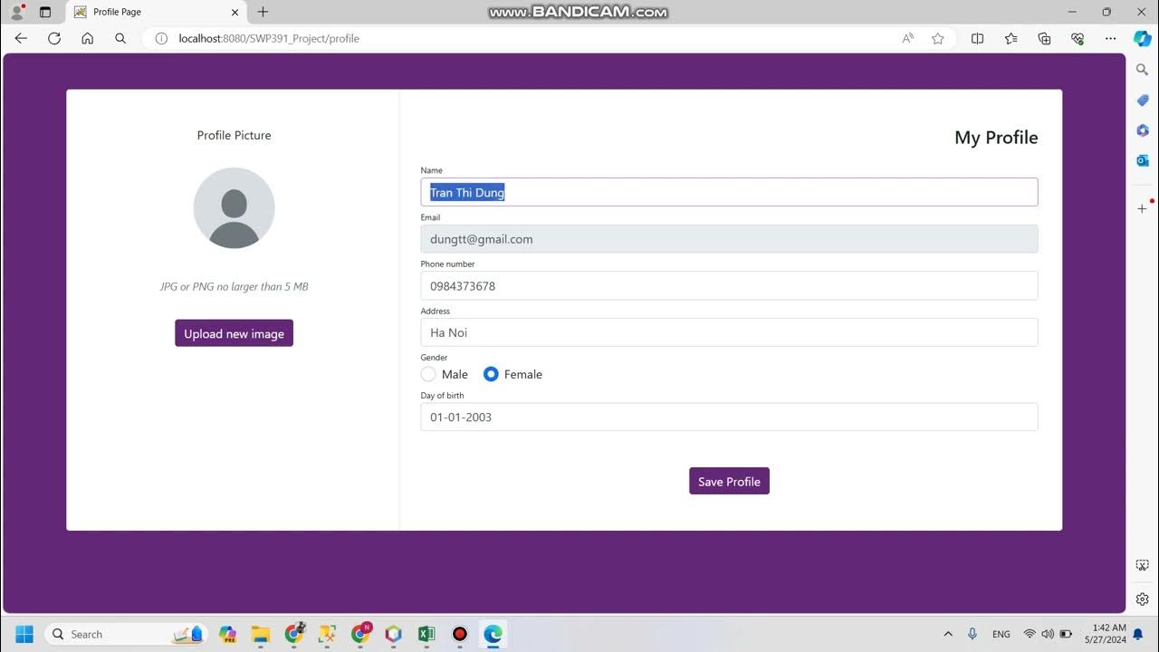 SWP391-Happy Programming - Update Mentee profile - YouTube