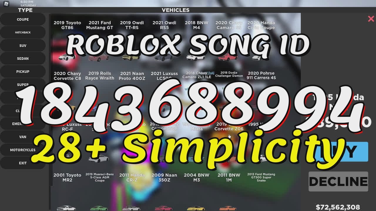 28+ Simplicity Roblox Song IDs/Codes - YouTube