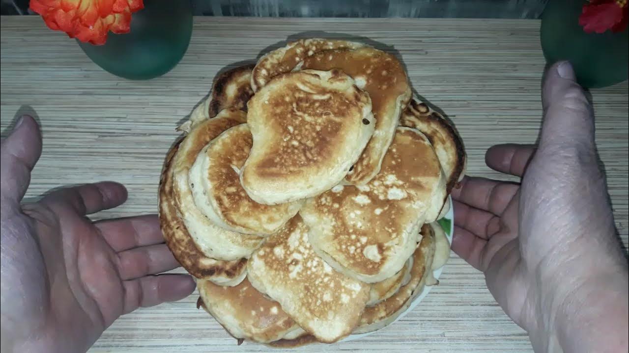 Рецепт самых вкусных пышных оладушек Как сделать пышные оладьи - YouTube