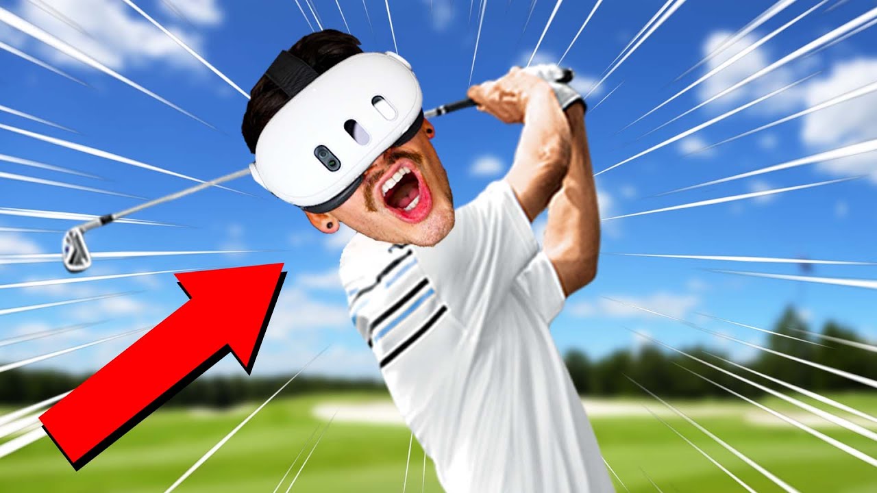 I WENT GOLFING IN VR! (Ultimate Swing Golf) - YouTube