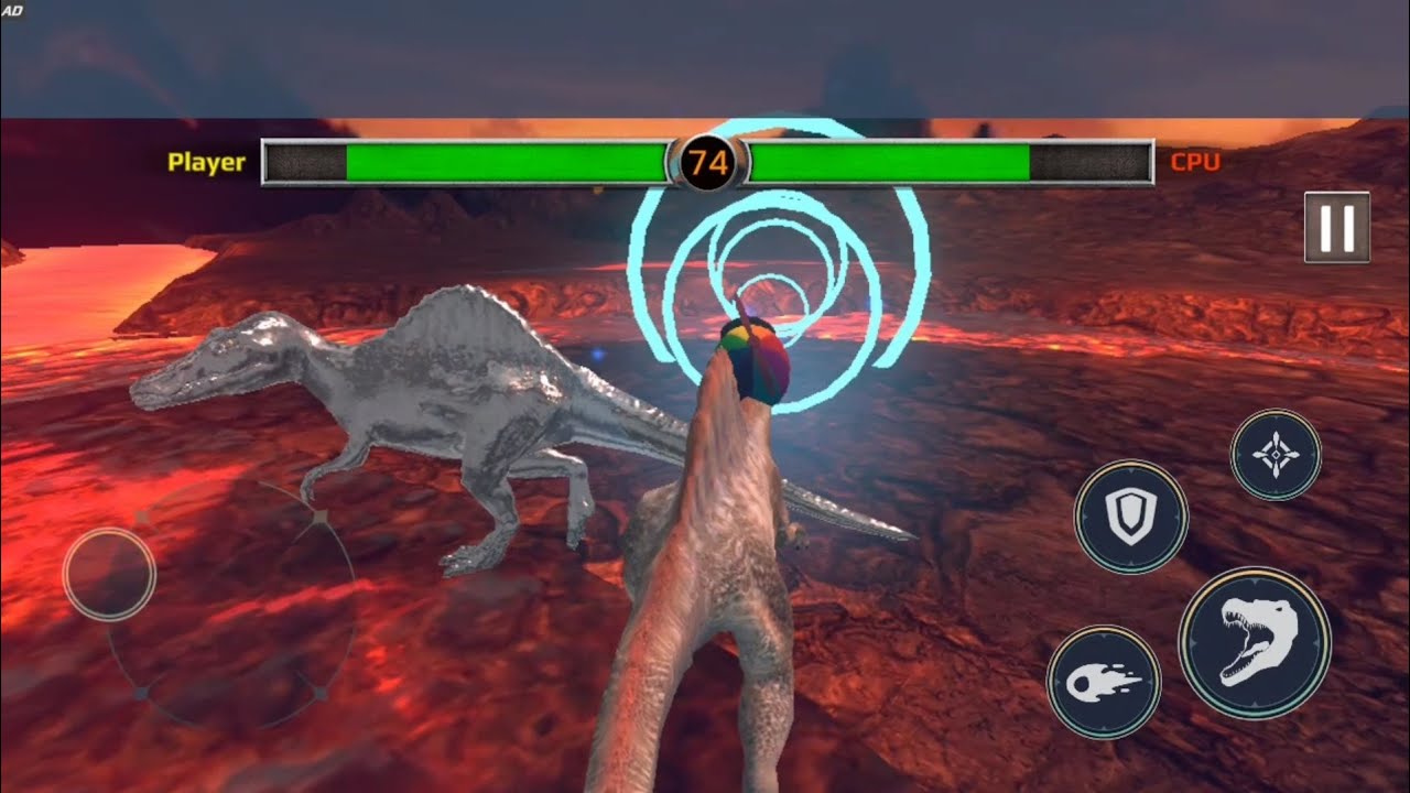Spinosaurus Arena Volcano Series Mission 5-7 - YouTube