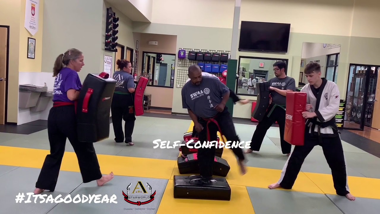 Adult and Mature Teens: Kicking Drills and Multi-Attacker Sparring Training! - YouTube