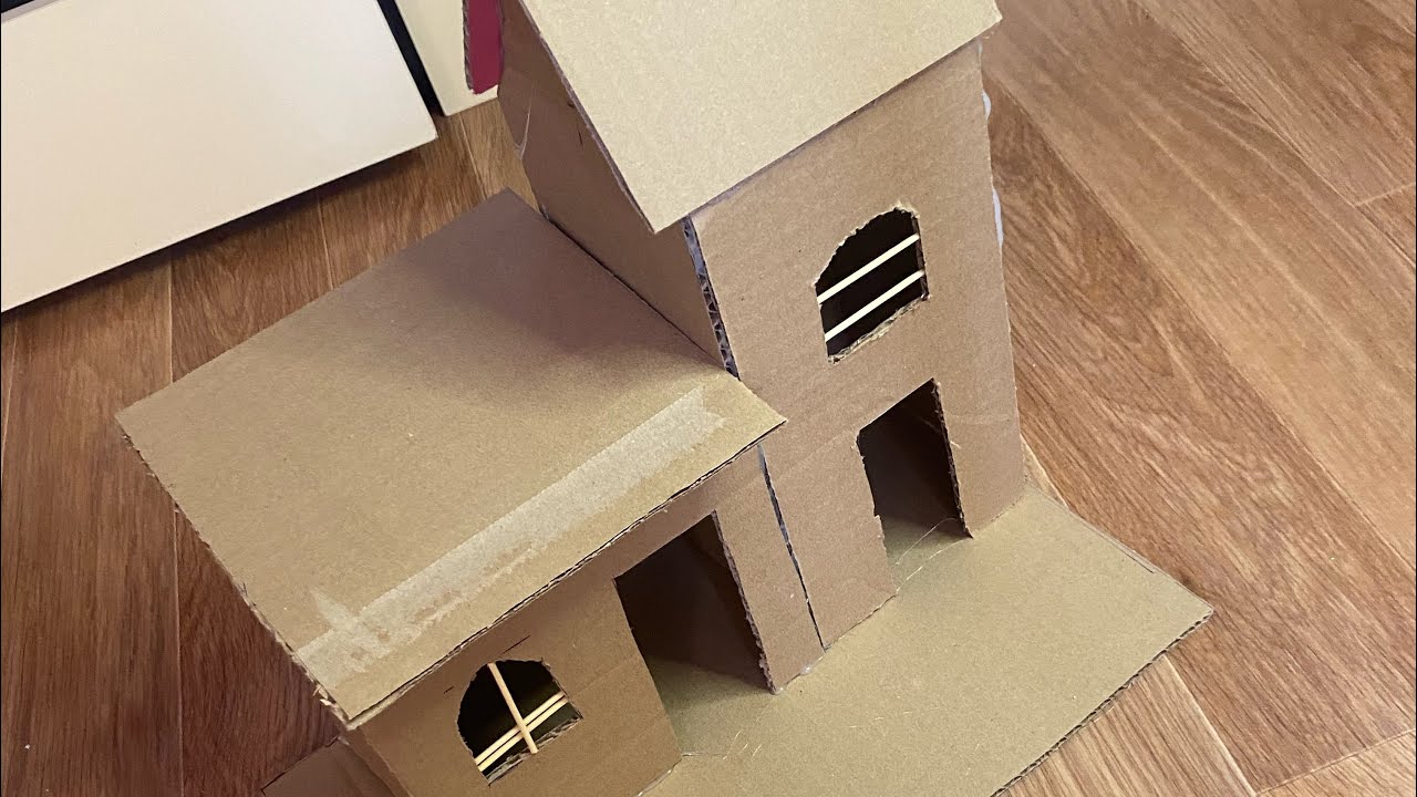 Title Suggestion: EPIC Cardboard House Build | Step-by-Step DIY ...