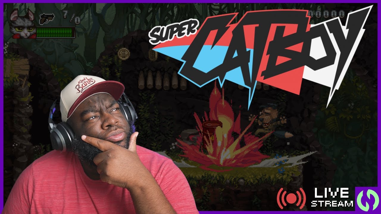 🔴 Checking out retro indie game Super Catboy today! | Livestream 18 ...
