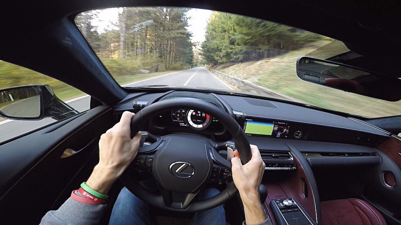 2018 Lexus LC500h POV Drive on Winding Roads - Lovely Engine Sounds ...
