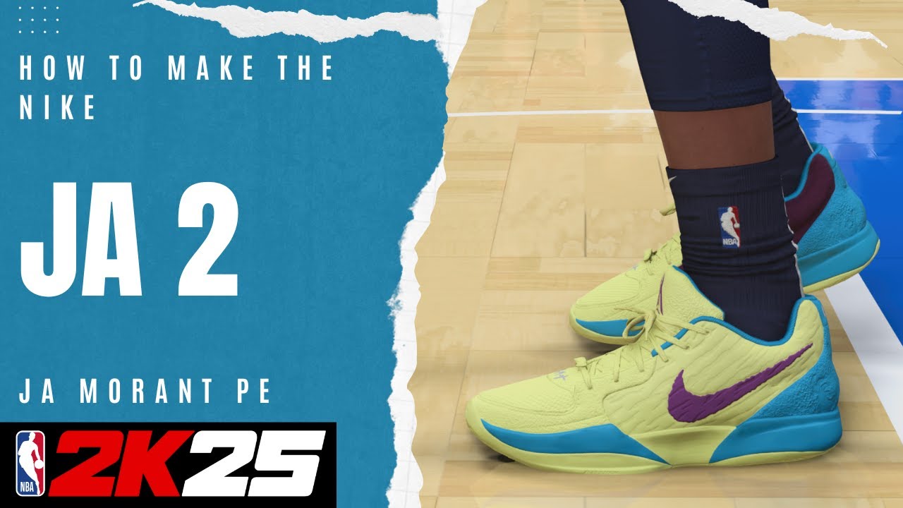 Nike Ja 2 PE | NBA 2K25 Next Gen Shoe Creator - YouTube