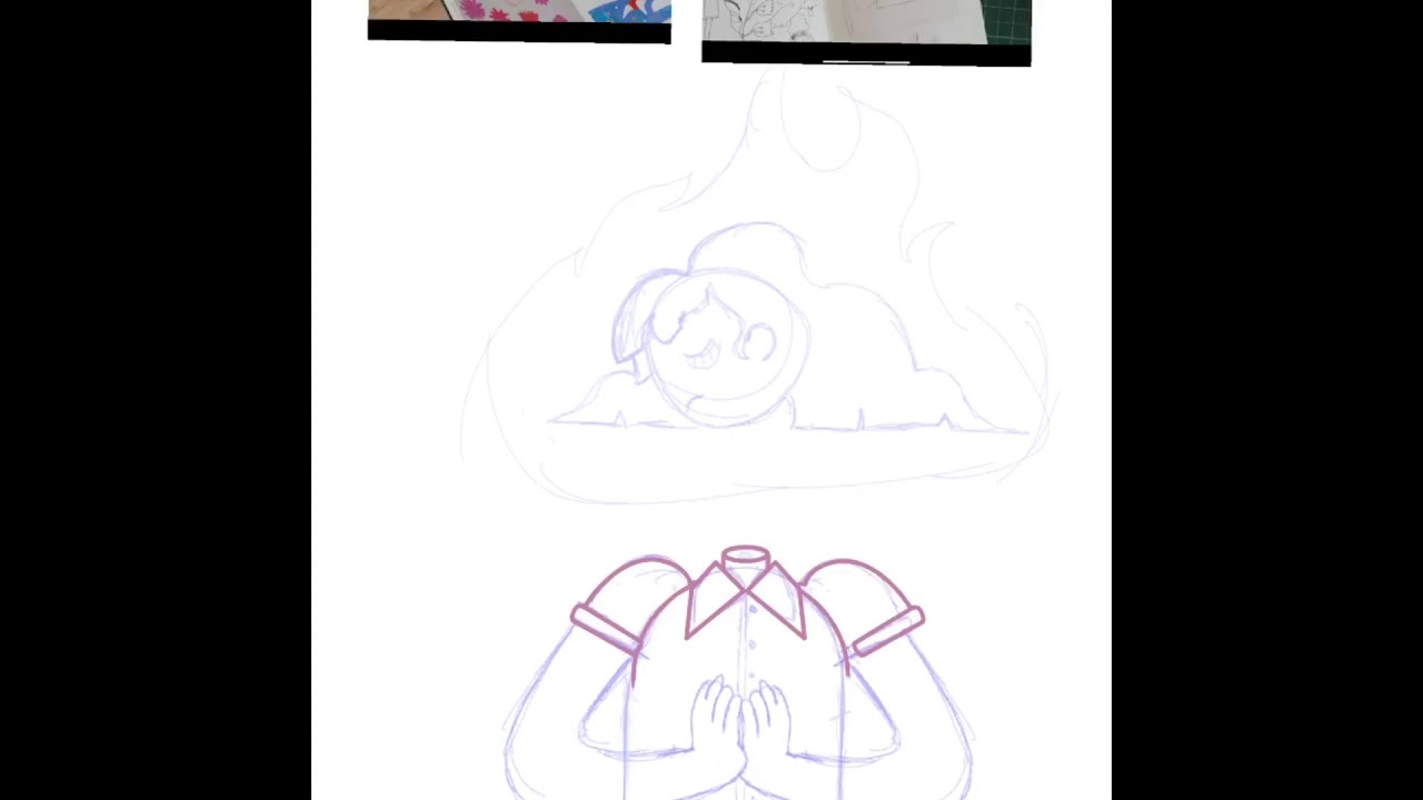 Headless girl drawing - YouTube