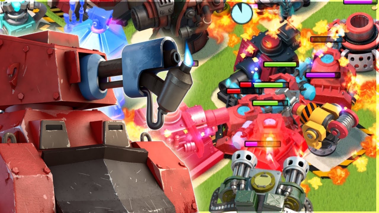 Boom Beach FULLY BOOSTED SCORCHERS ARE INSANE!! - YouTube
