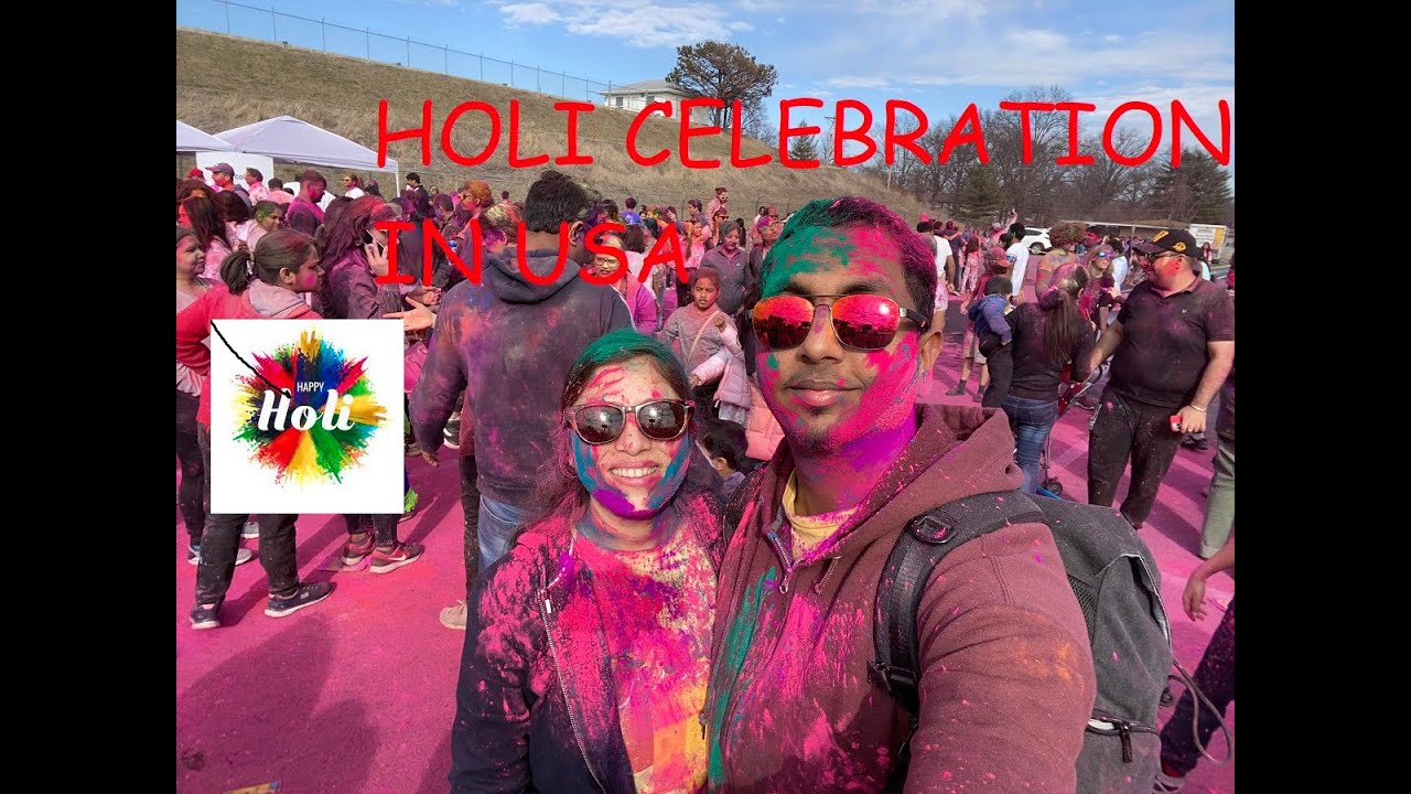 How we celebrate Holi in USA | Holi celebration vlog | Americar Holi ...