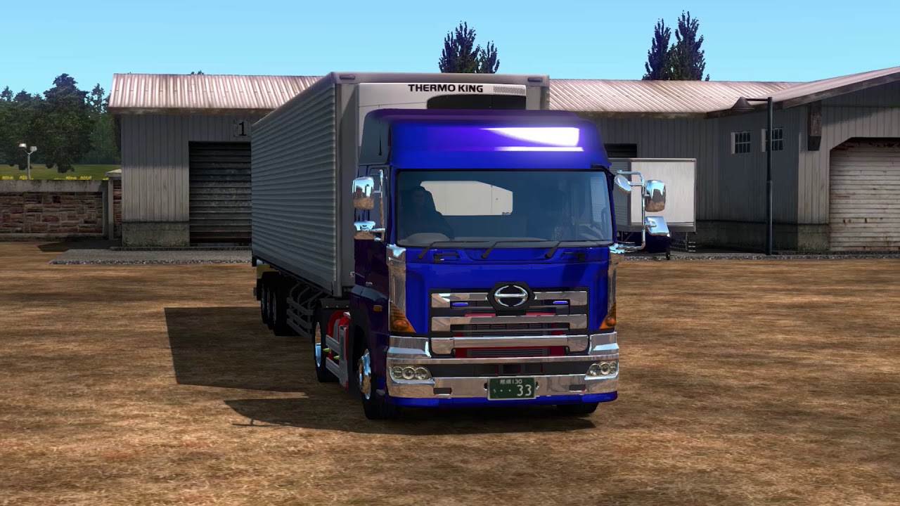 【ETS2】HINO旧プロフィア サウンドテスト【実車MOD】 - YouTube