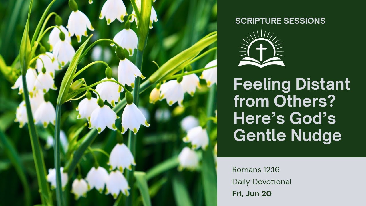 Feeling Distant from Others? Here’s God’s Gentle Nudge | Daily ...