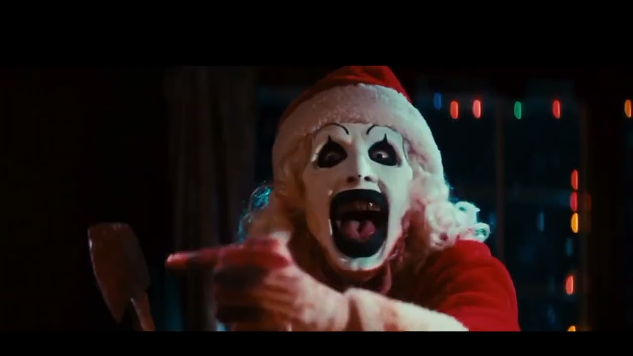 Terrifier 3 first kill scence - YouTube