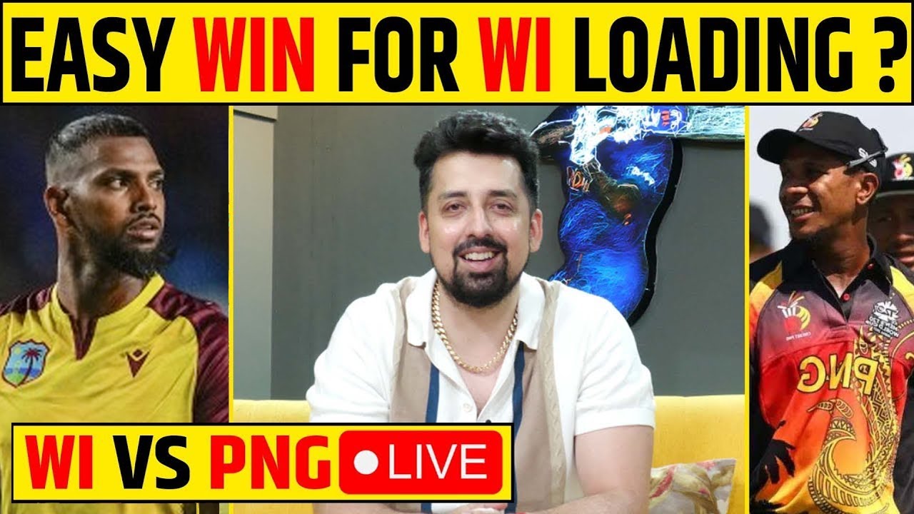 🔴WI vs PNG - TOSS जीतकर WI की BOWLING, क्या करेगा PNG? T20 WORLD CUP ...