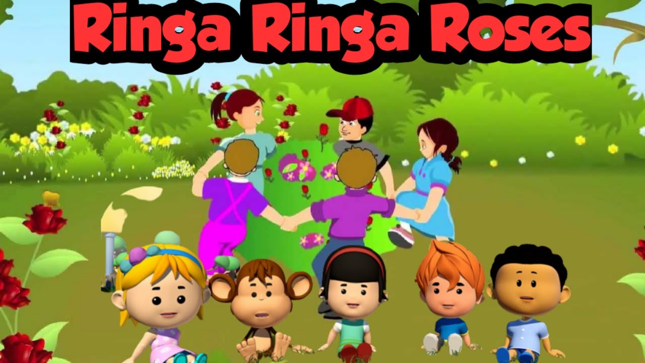 Ringa Ringa Roses|Nursery Rhymes|Kids Rhymes|English Rhymes|Kids Songs ...