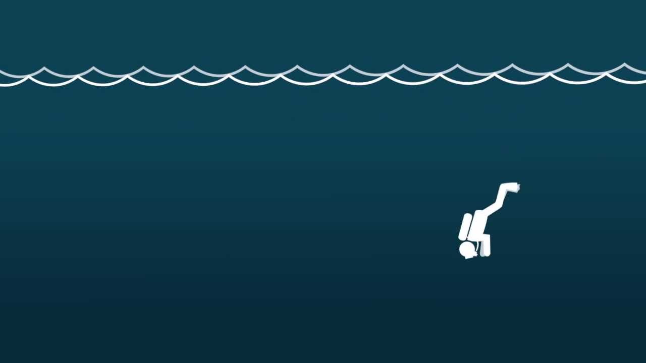 Scuba Diver Animation (stage 2) - YouTube