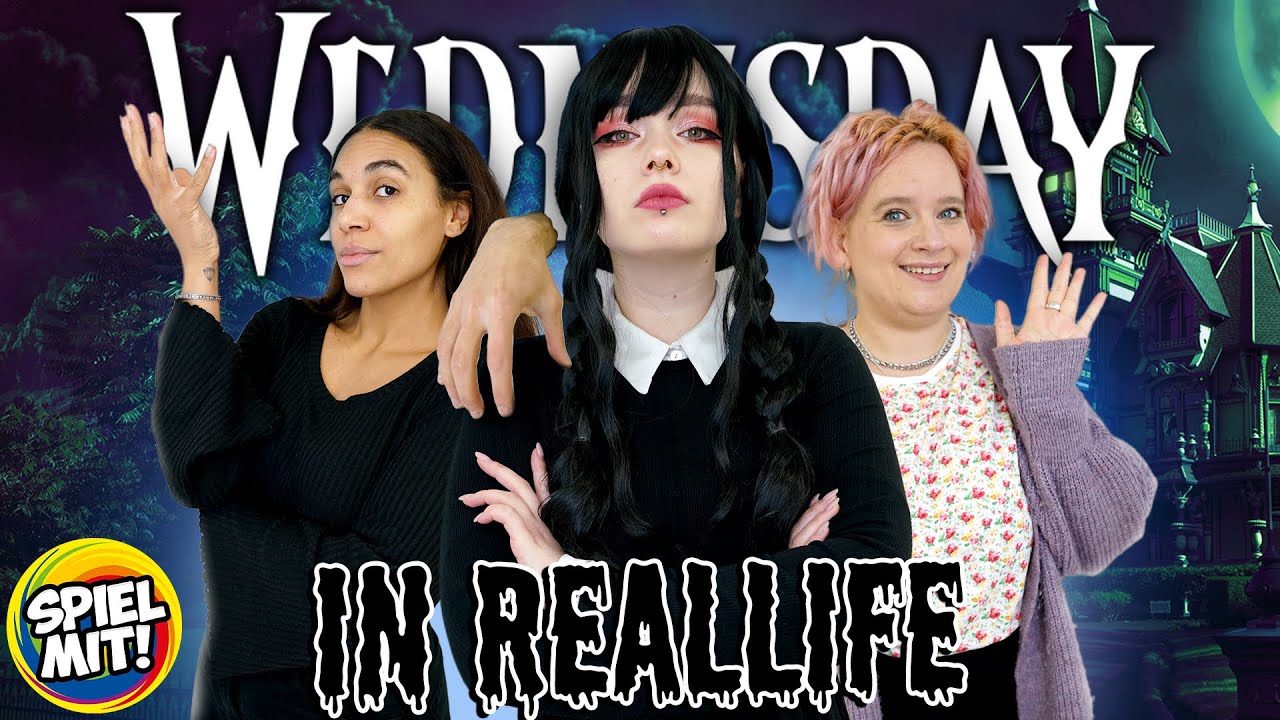 WEDNESDAY in REAL LIFE: Der Film! Erster Tag auf der NEVERMORE Schule ...